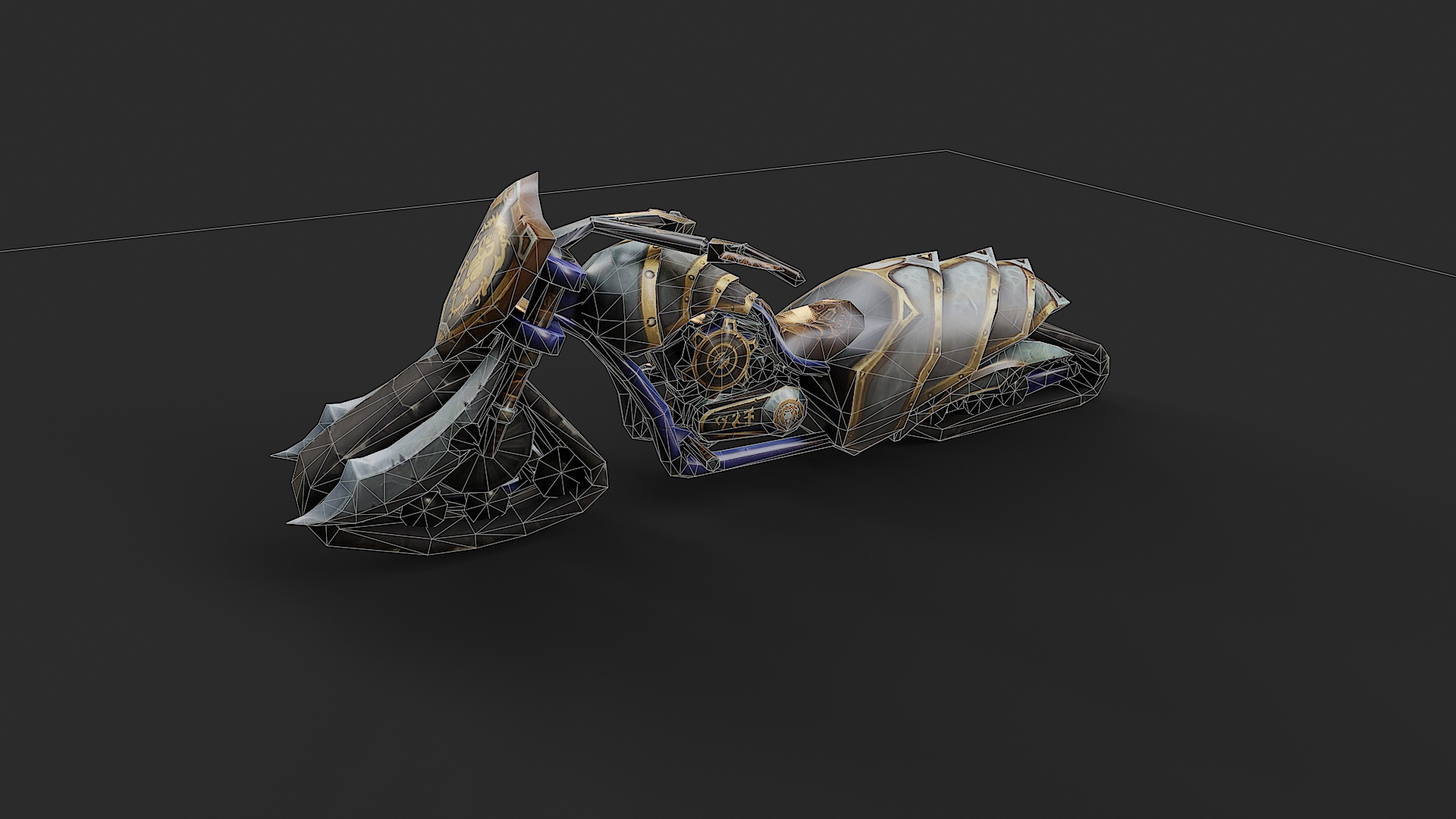 Alliance Chopper Replica Low Poly Game Asset 3D Model - TurboSquid 2336235