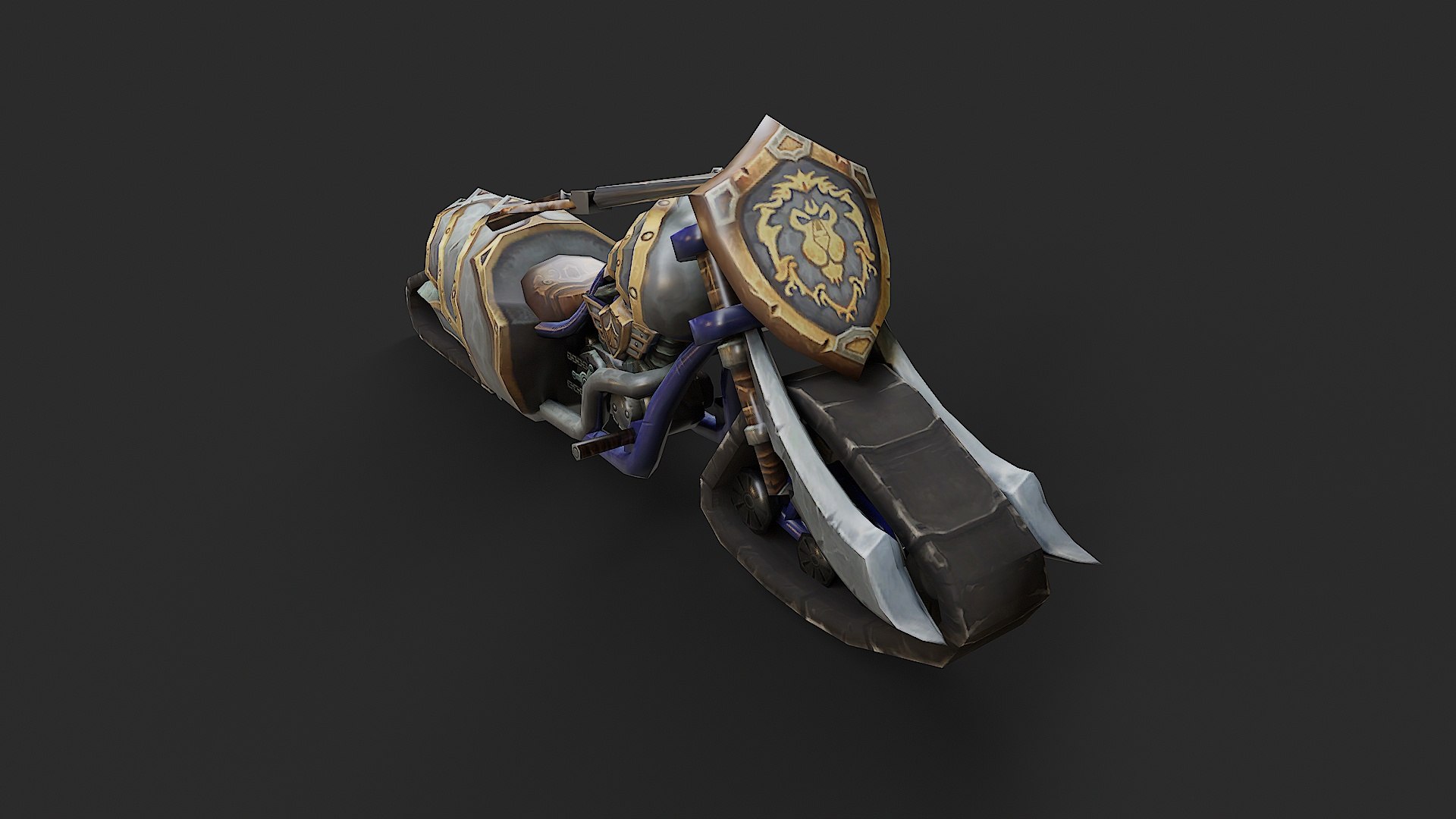 Alliance Chopper Replica Low Poly Game Asset 3D Model - TurboSquid 2336235