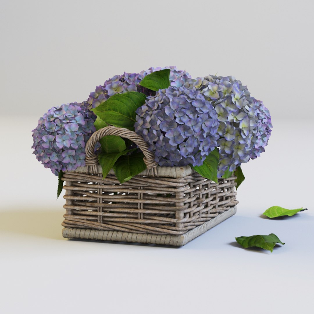 3d hydrangea design