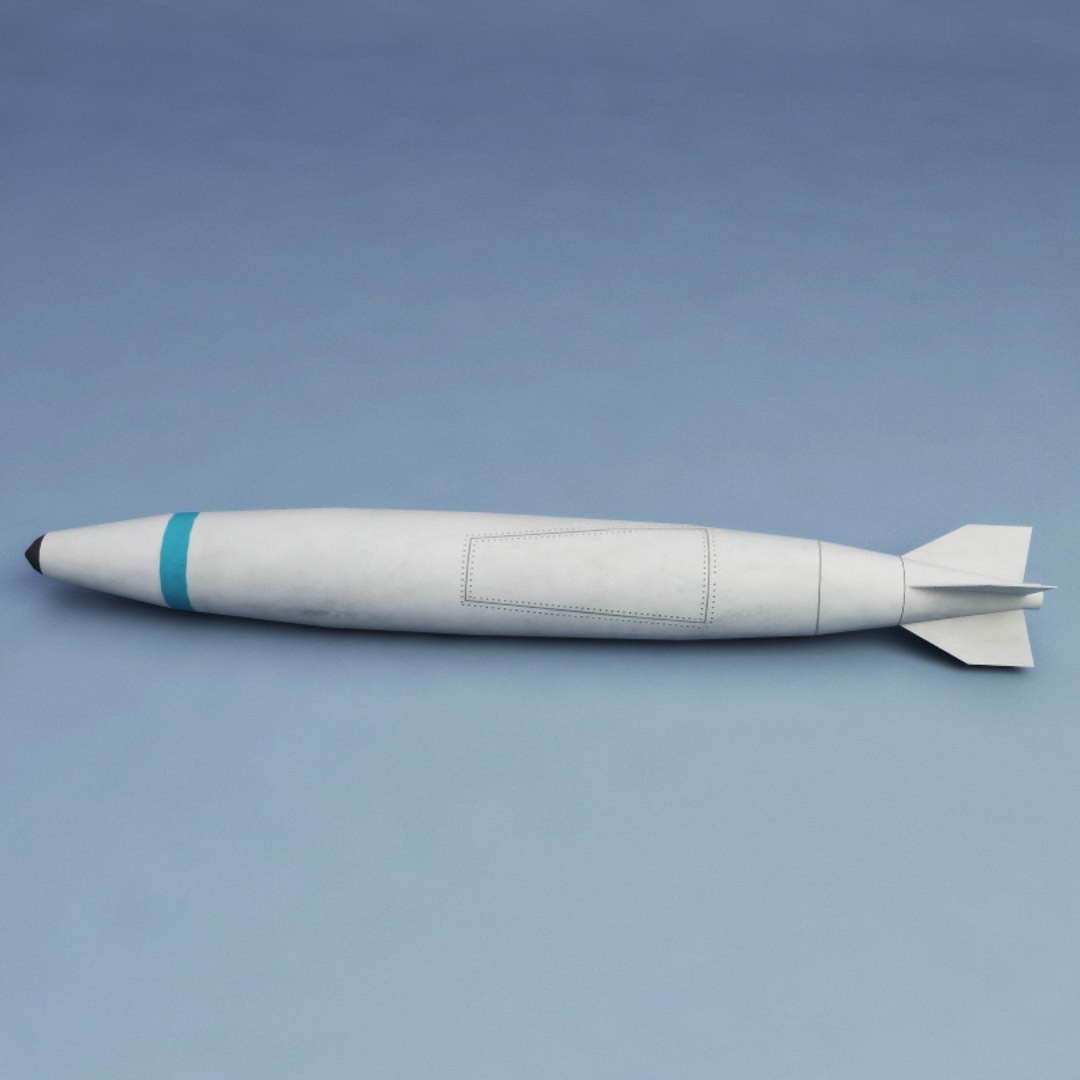 3d Model Rocket Mark 84 Bomb