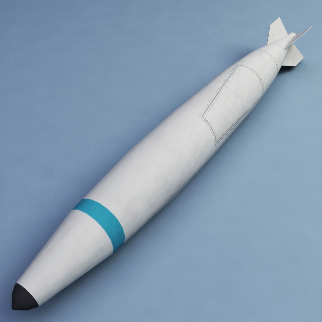 3d Model Rocket Mark 84 Bomb