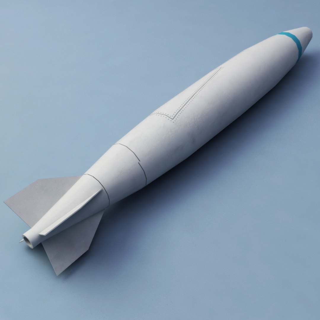 3d Model Rocket Mark 84 Bomb