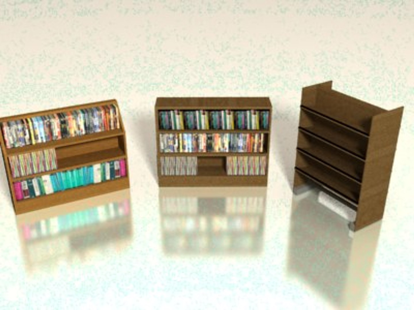 3d Library Tables