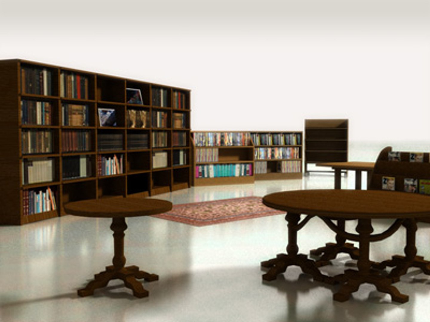 3d Library Tables