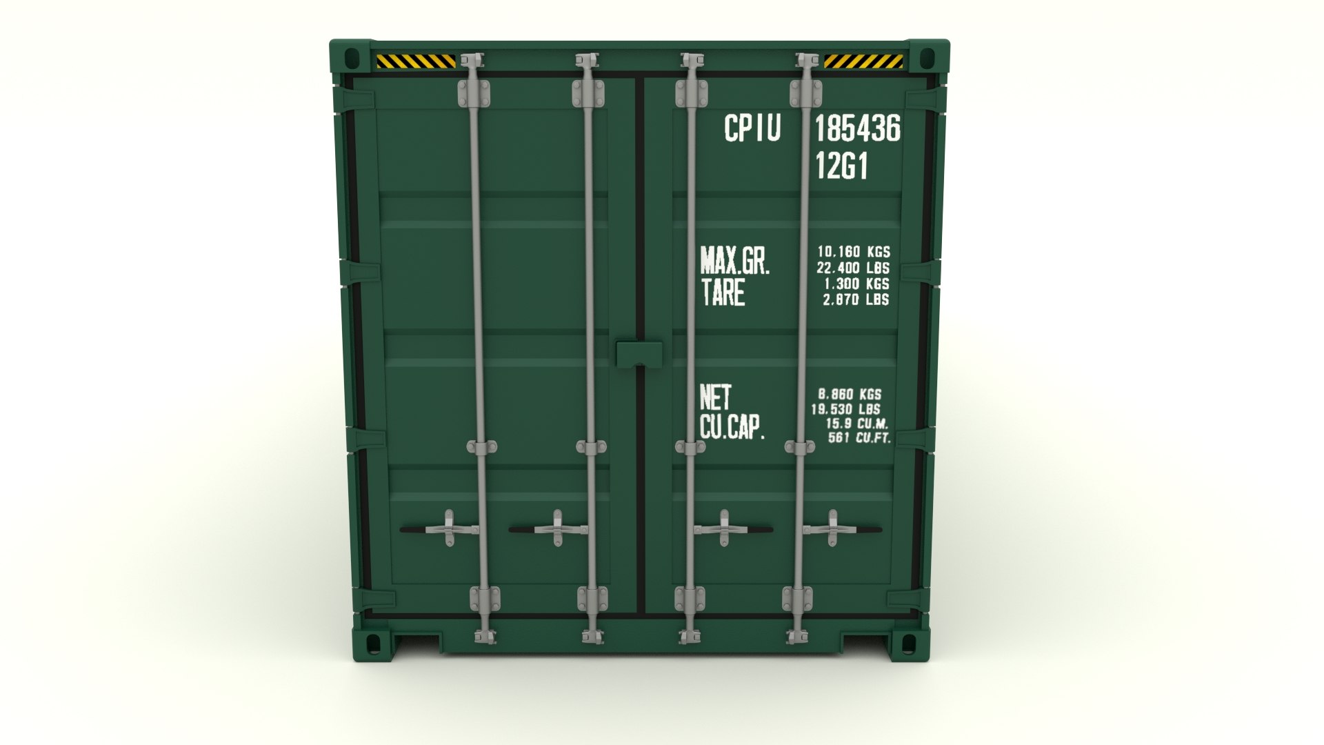 Shipping Container 3d Fbx