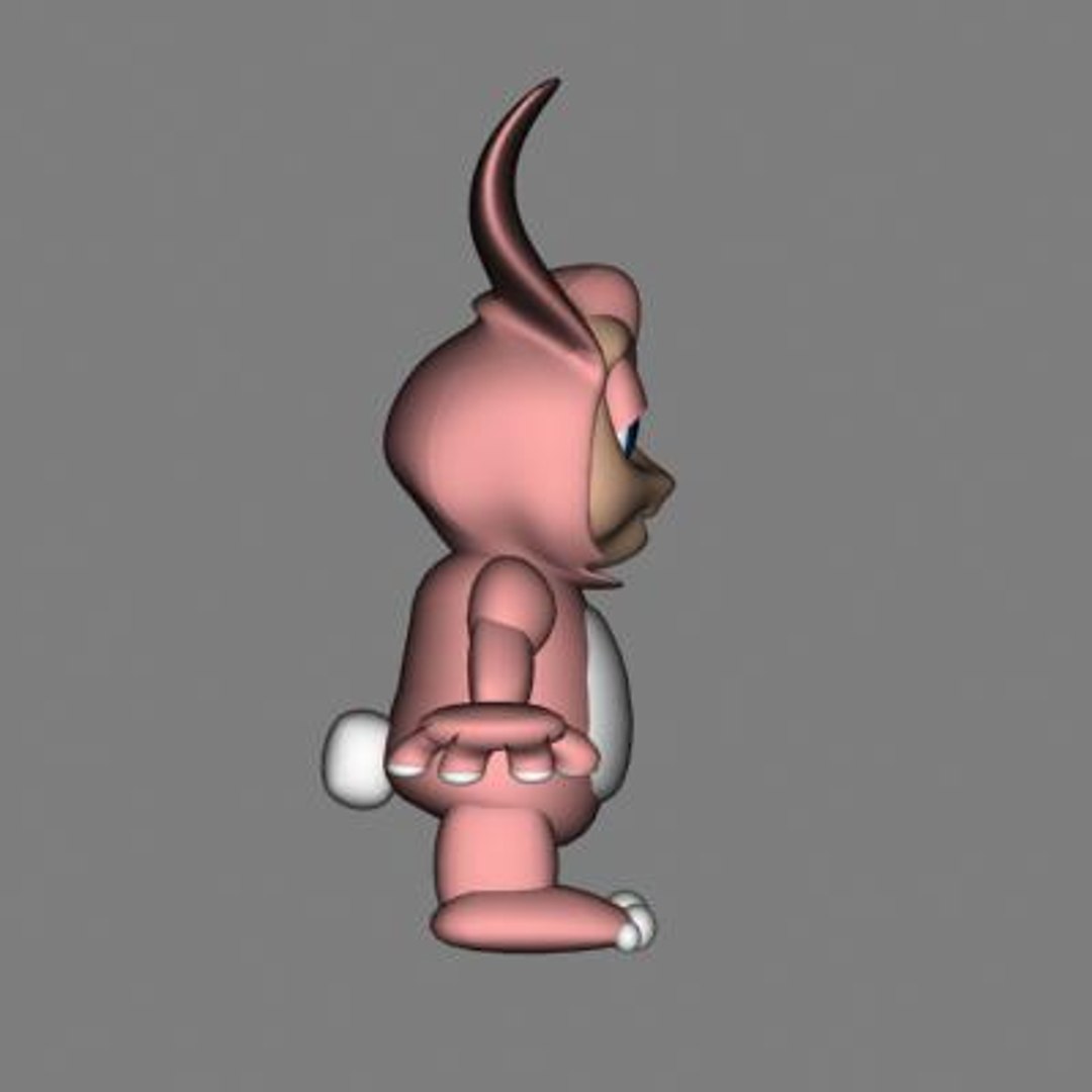 3d Cartoon Bunny Model