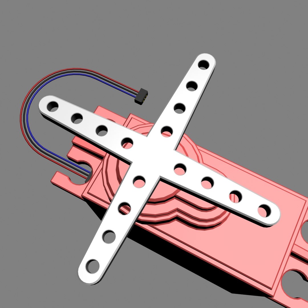 3d Model Of Servo Motor