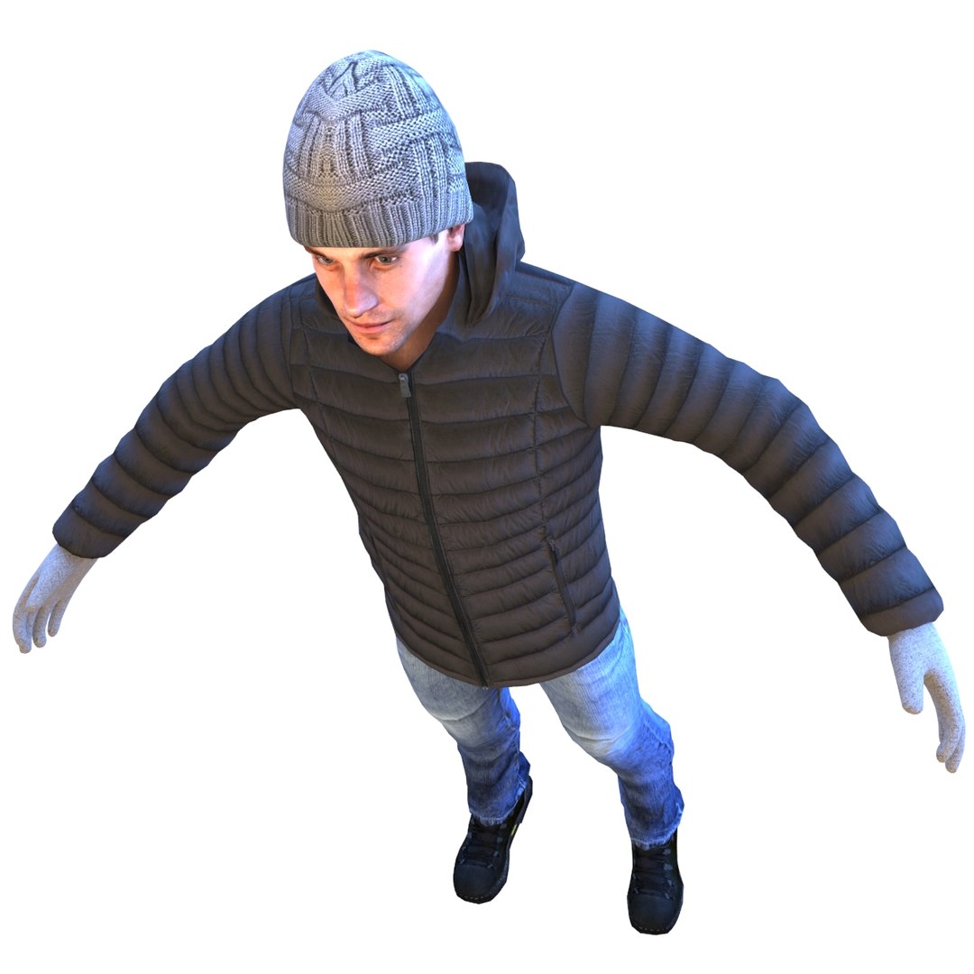 3D model man winter cap - TurboSquid 1482152