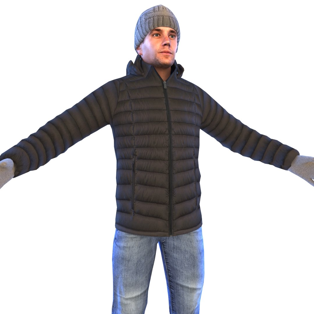 3D model man winter cap - TurboSquid 1482152