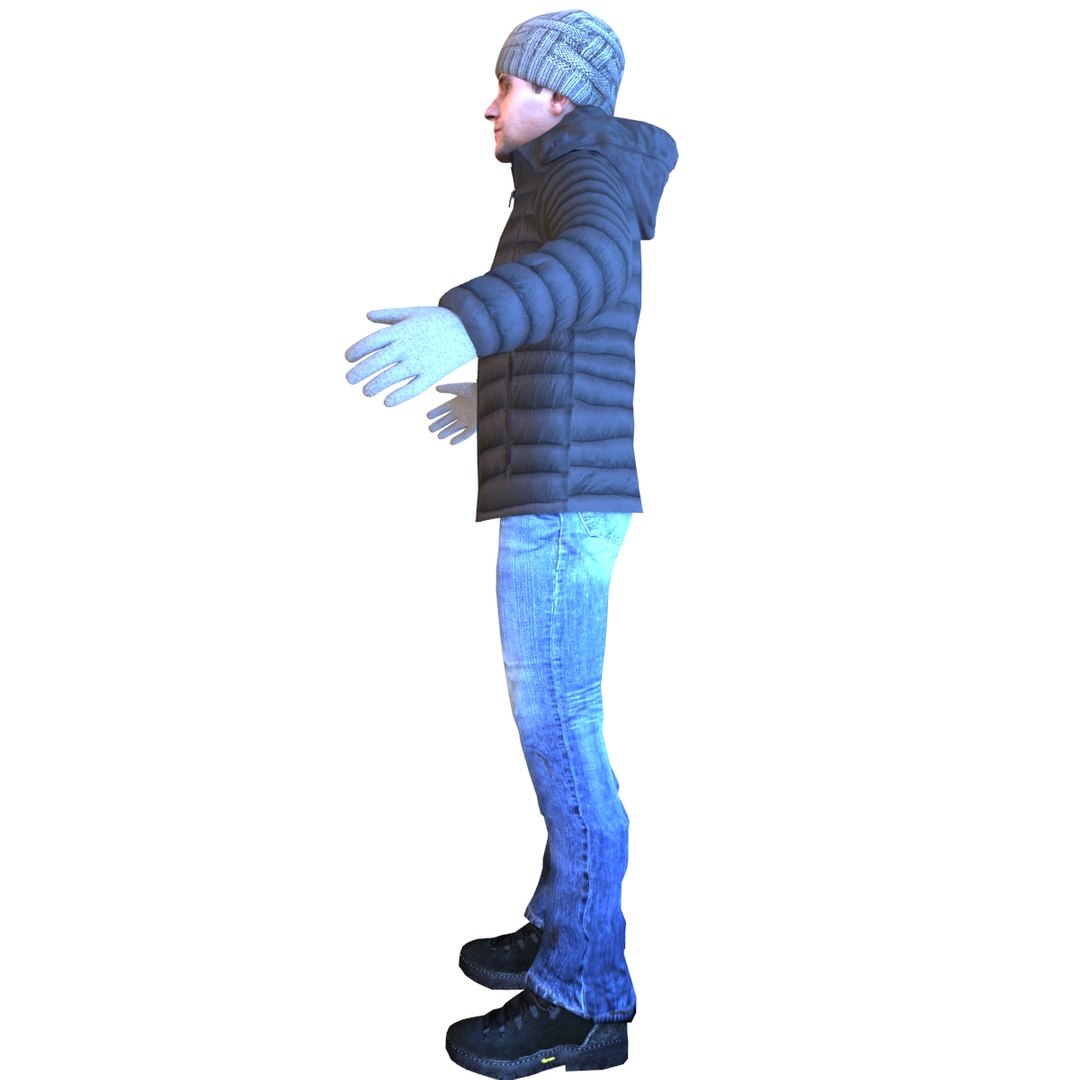 3D model man winter cap - TurboSquid 1482152