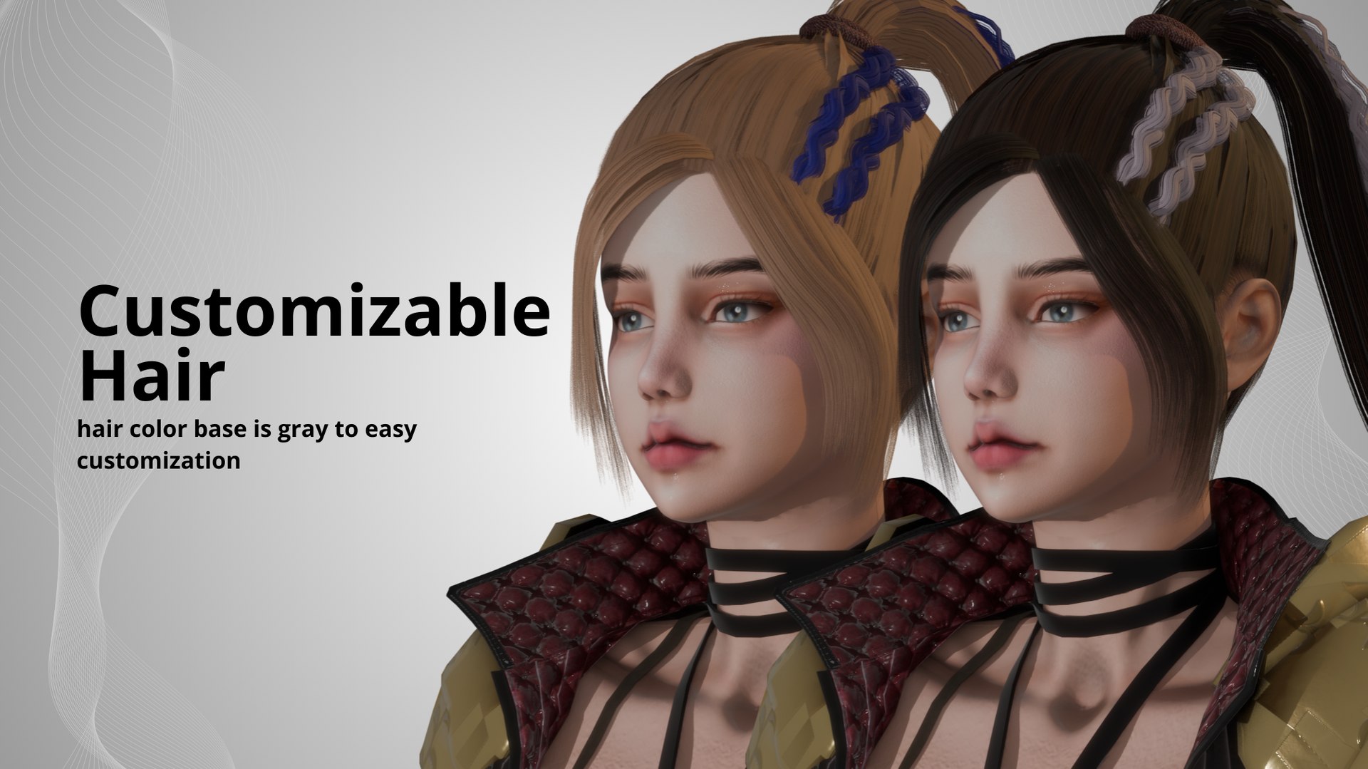 Dark Knight Girl - GameReady 3D Model - TurboSquid 2260095