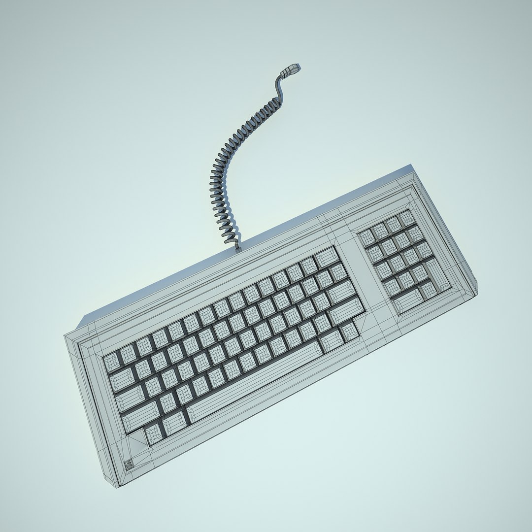 Apple Lisa Computer 3d 3ds