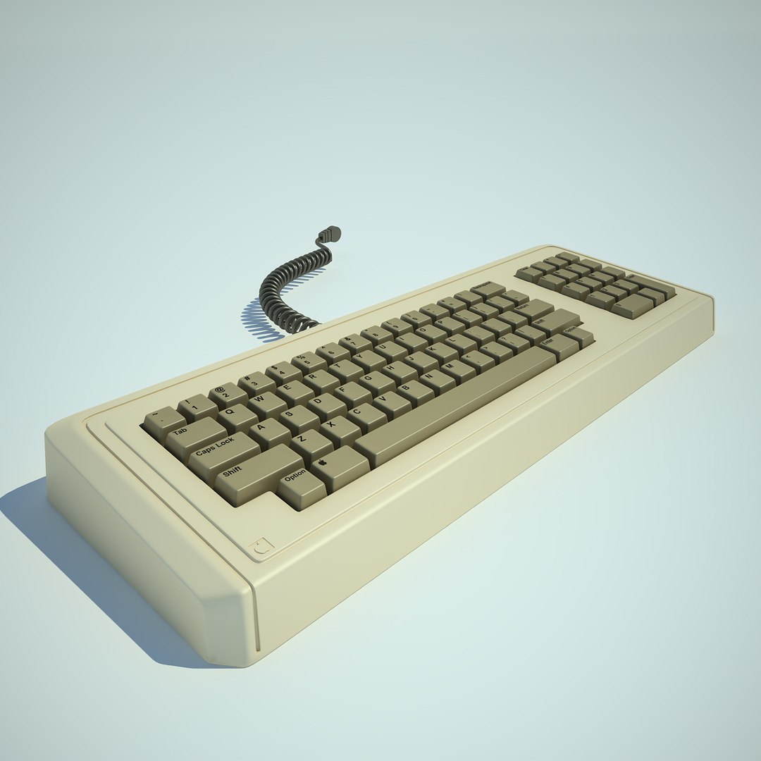 Apple Lisa Computer 3d 3ds