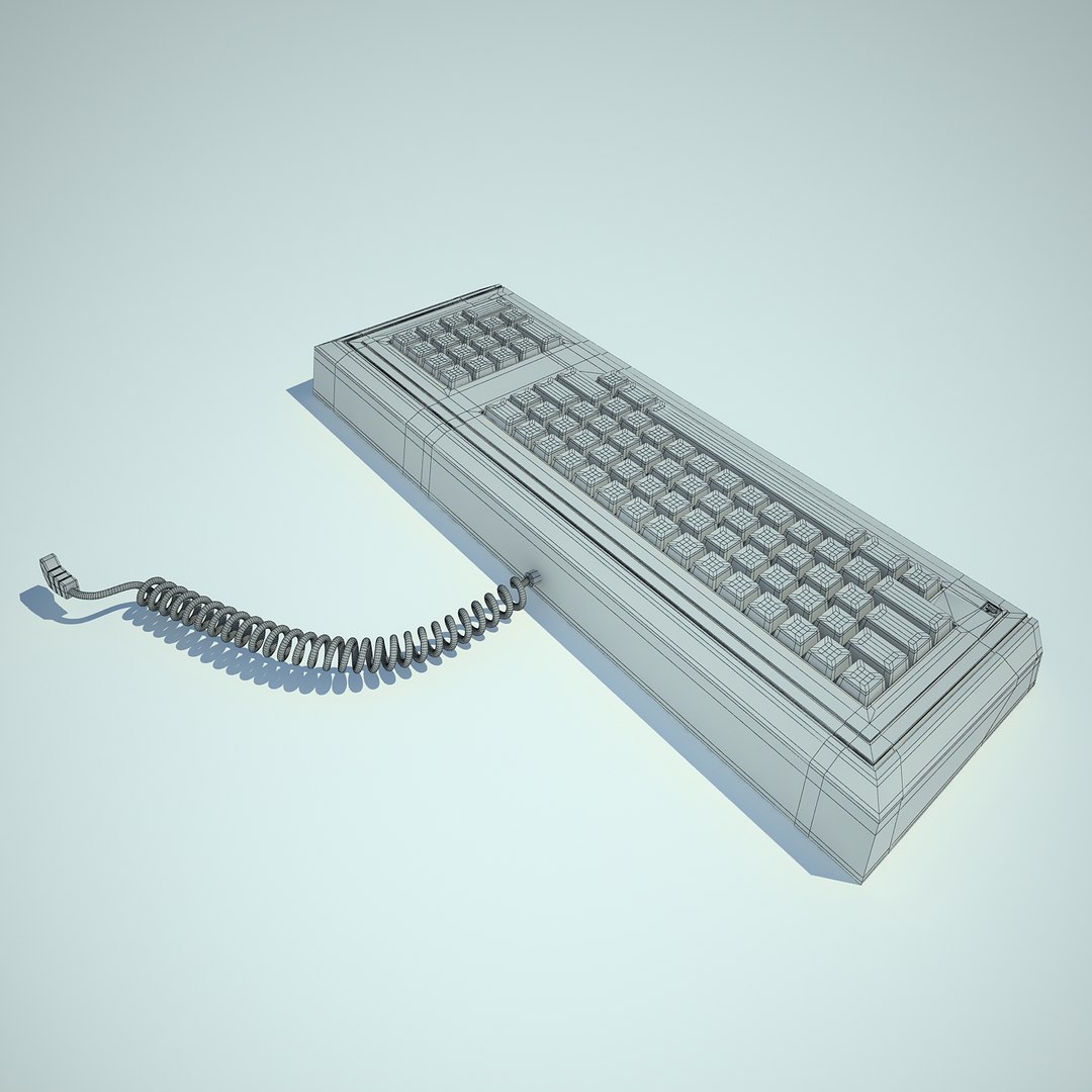 Apple Lisa Computer 3d 3ds