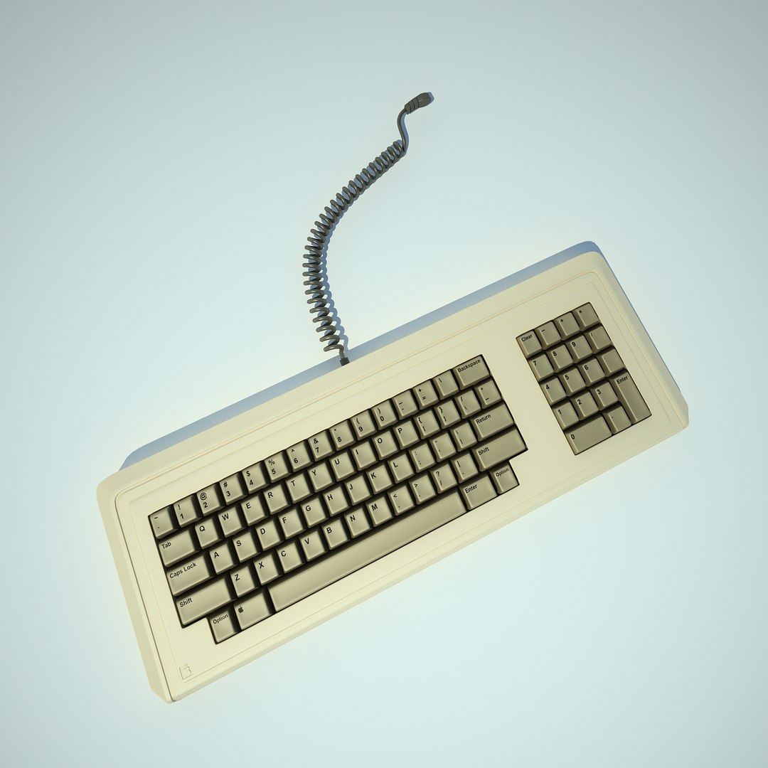 Apple Lisa Computer 3d 3ds