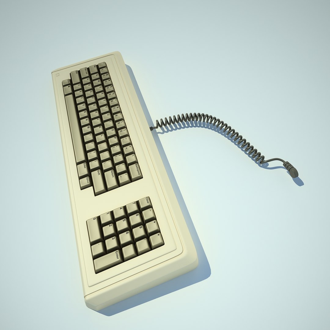 Apple Lisa Computer 3d 3ds