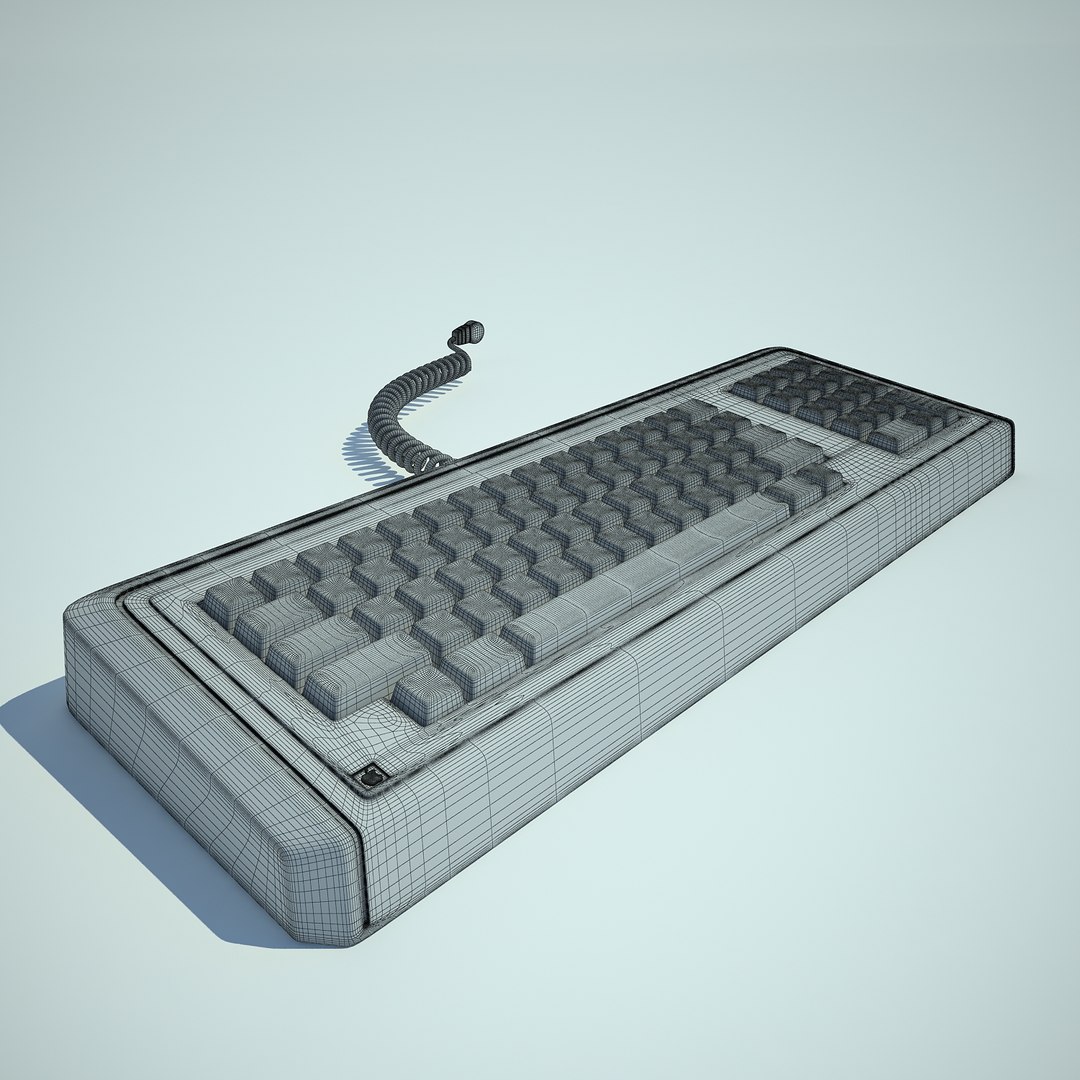 Apple Lisa Computer 3d 3ds