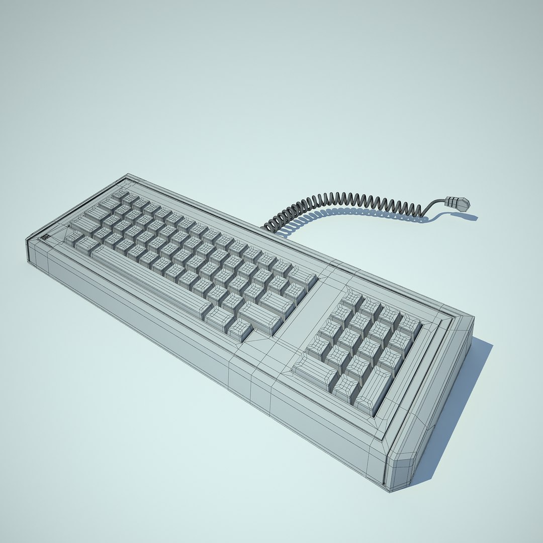 Apple Lisa Computer 3d 3ds