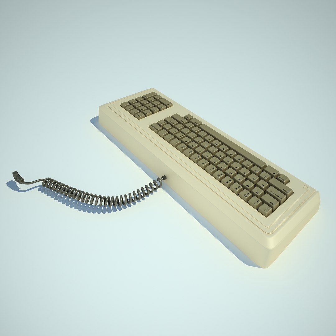 Apple Lisa Computer 3d 3ds