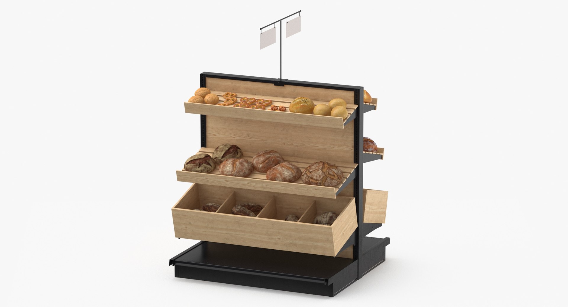 3D Bakery Stand 01 Model - TurboSquid 1853369