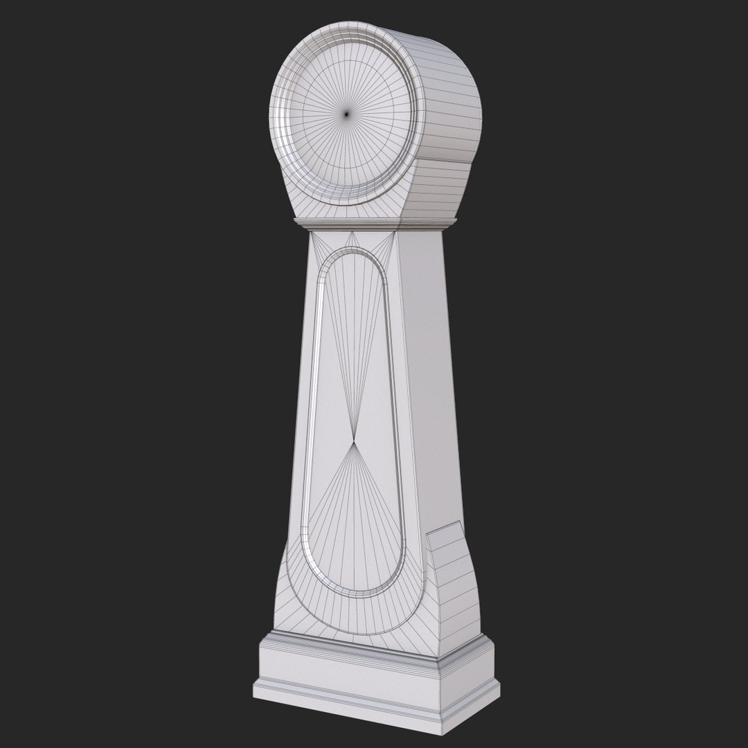 3D Retro Clock Model - TurboSquid 1416721