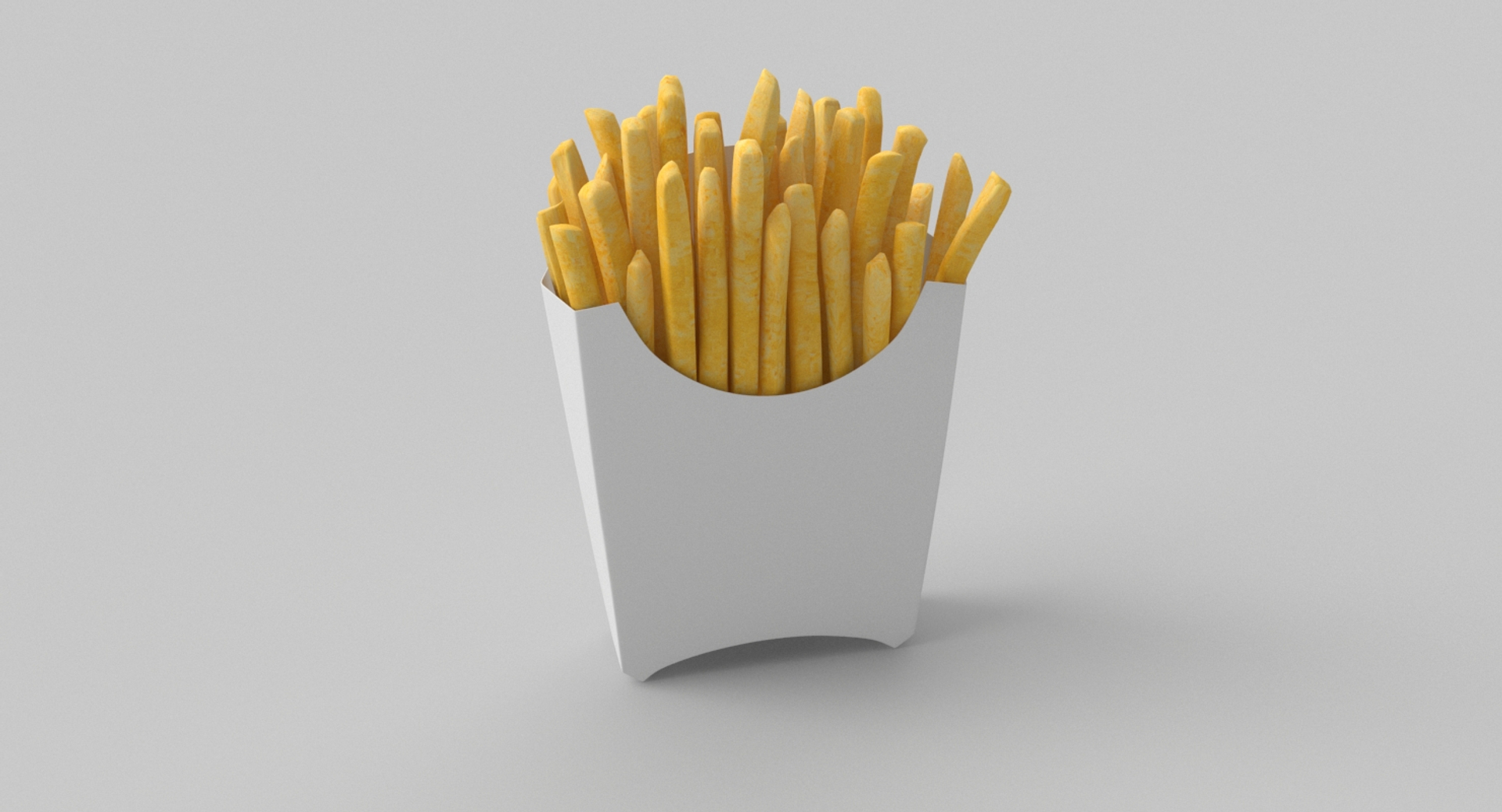 French Fries Box 3D Model - TurboSquid 1285998