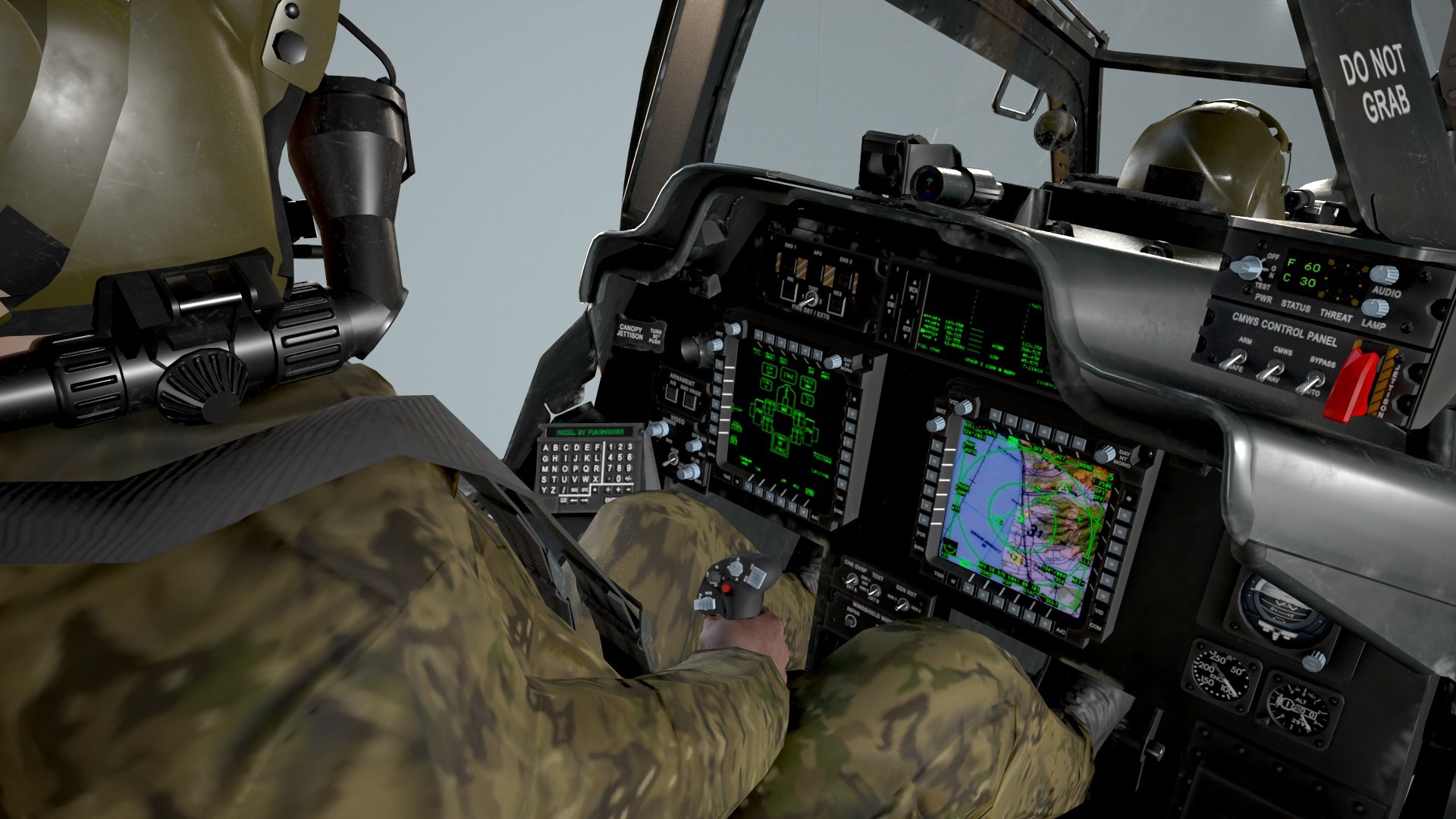 3D Apache AH-64D US Army Complex Animation Model - TurboSquid 2064059