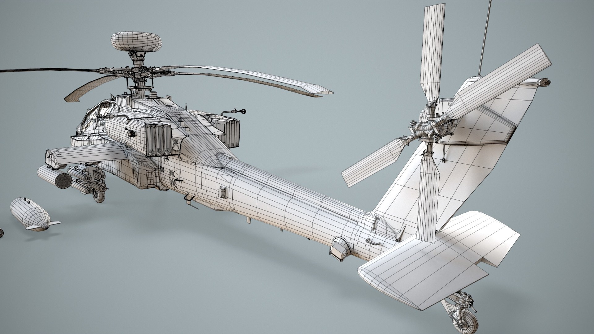 3D Apache AH-64D US Army Complex Animation model - TurboSquid 2064059