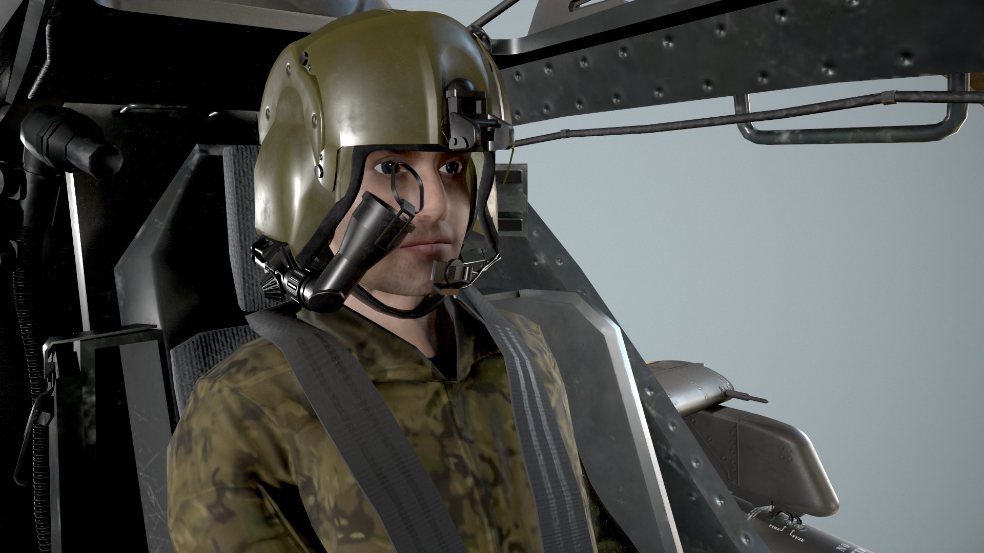 3D Apache AH-64D US Army Complex Animation Model - TurboSquid 2064059