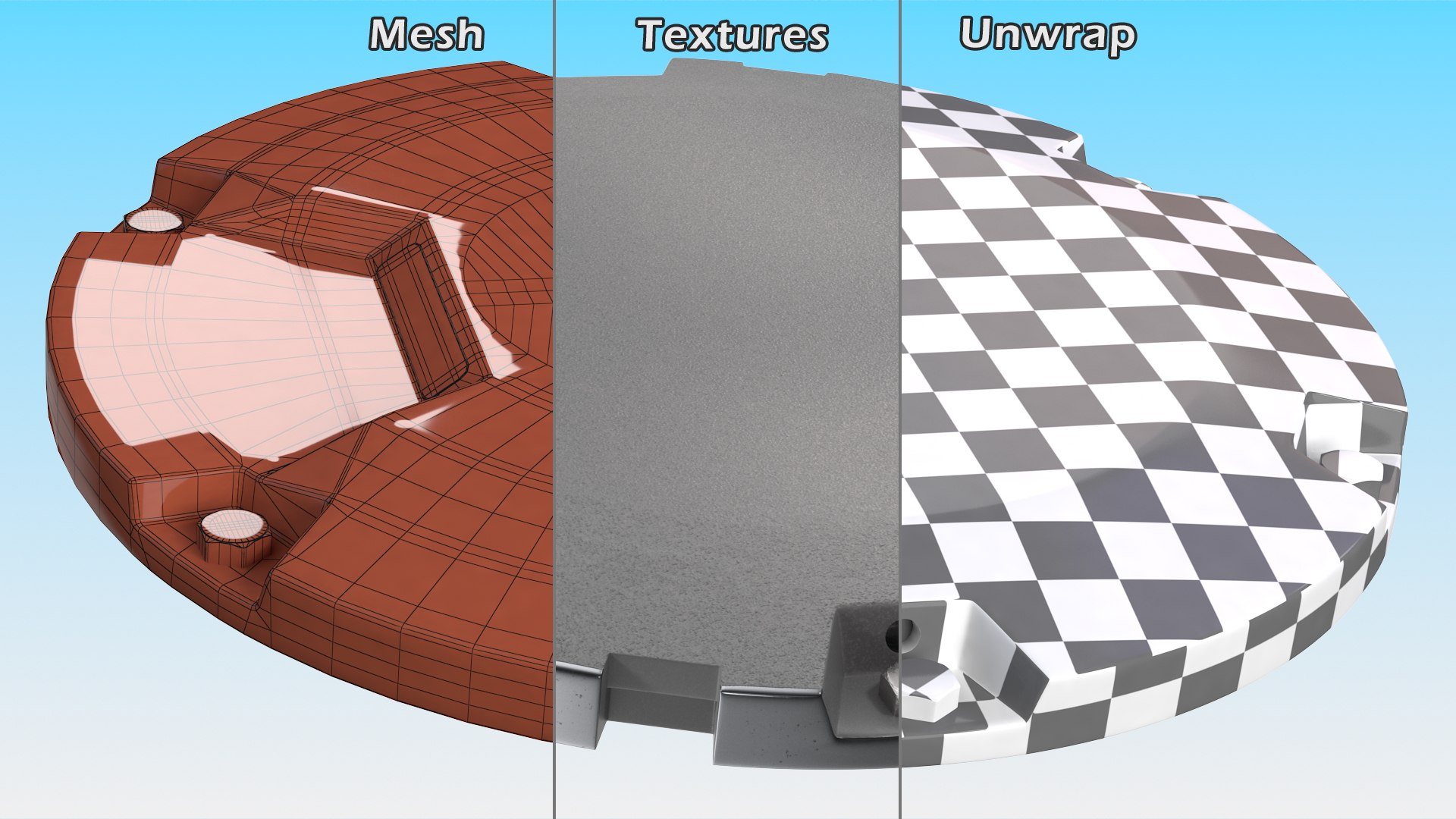 3D White Runway Centerline Light - TurboSquid 2054989