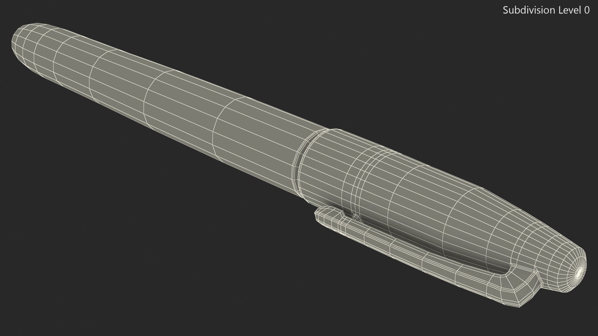 Sharpie Permanent Marker Black 3D model - TurboSquid 1882173