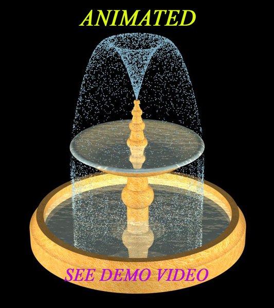 Animated Fountain 3D Models for Download | TurboSquid