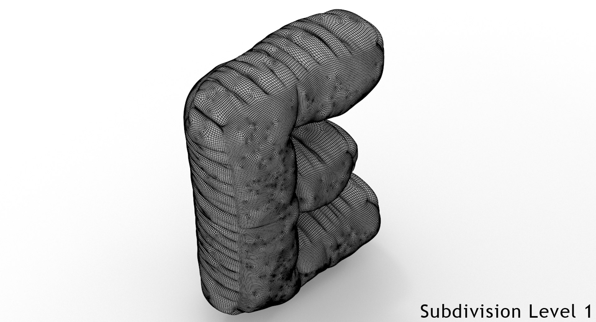 Balloon Red Letter E 3D Model - TurboSquid 1392362