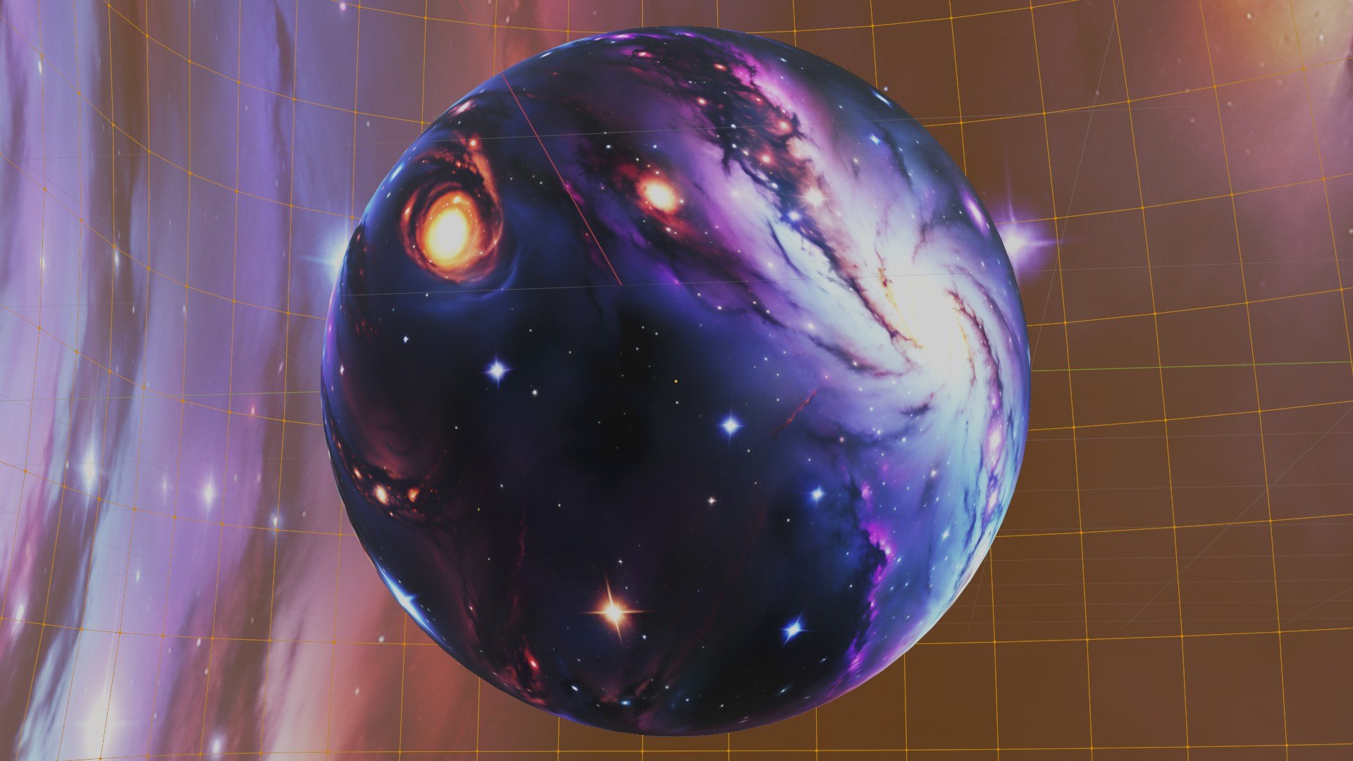Panoramic Sky SET - Universe Dark Power Environment Sky - 3D Mesh And ...