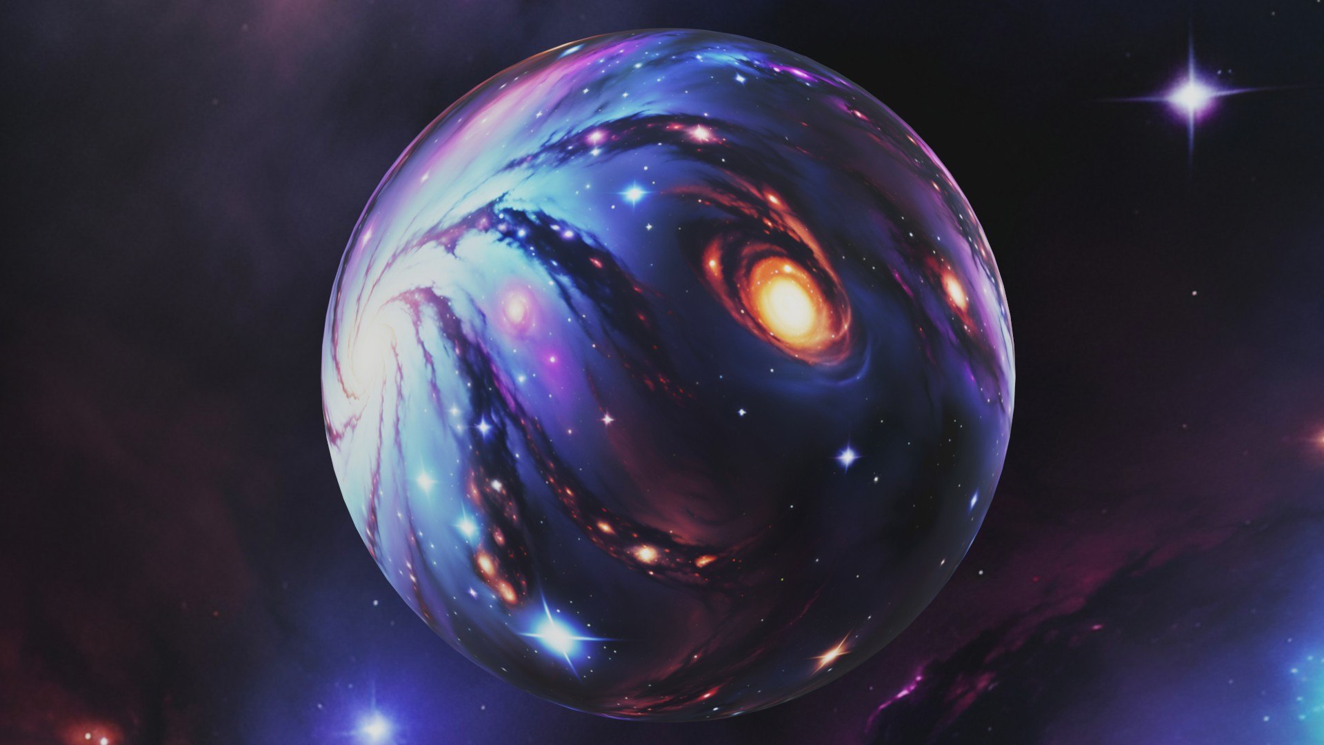 Panoramic Sky SET - Universe Dark Power Environment Sky - 3D Mesh And ...
