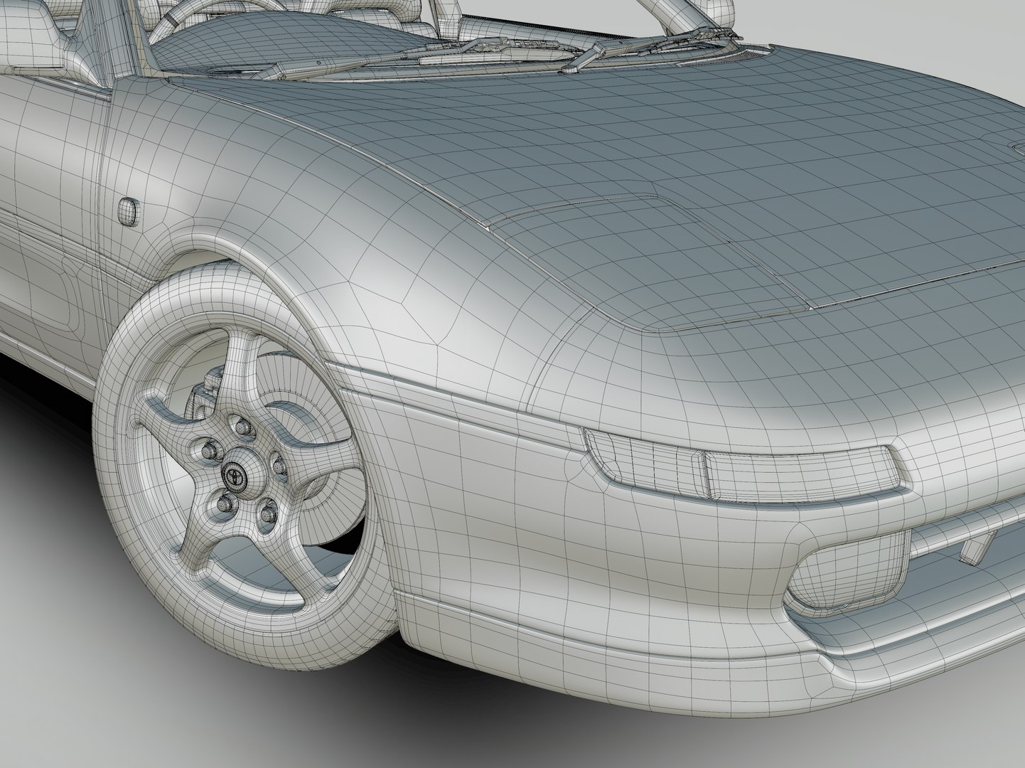 3D Toyota Mr2 Model - TurboSquid 1905644