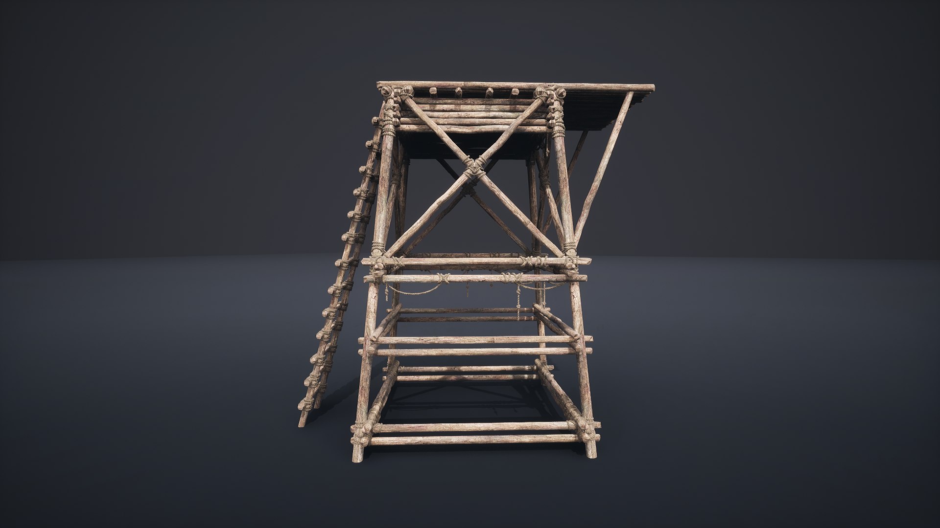 WATCHTOWER TOWER SCOUT FORT FORTRESS CASTLE WALLS AAA NEXTGEN 3D ...