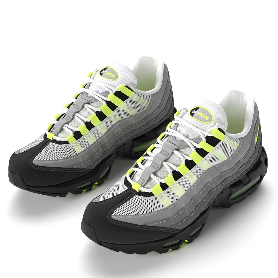 3D Model Air Max 95 Neon PBR - TurboSquid 1854356