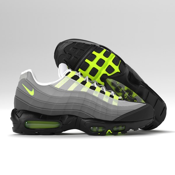 3D model Air Max 95 Neon PBR - TurboSquid 1854356