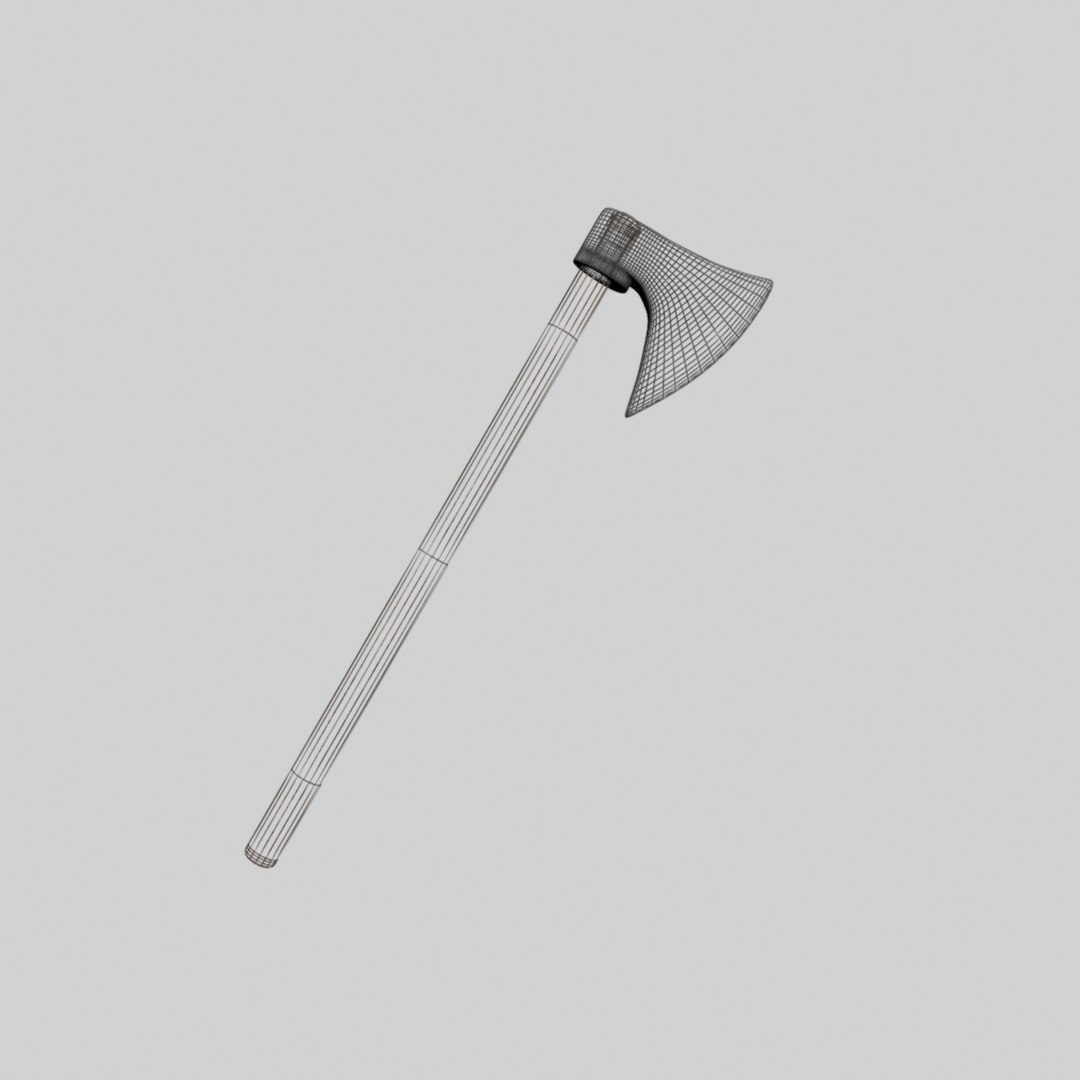 3d Model Axe
