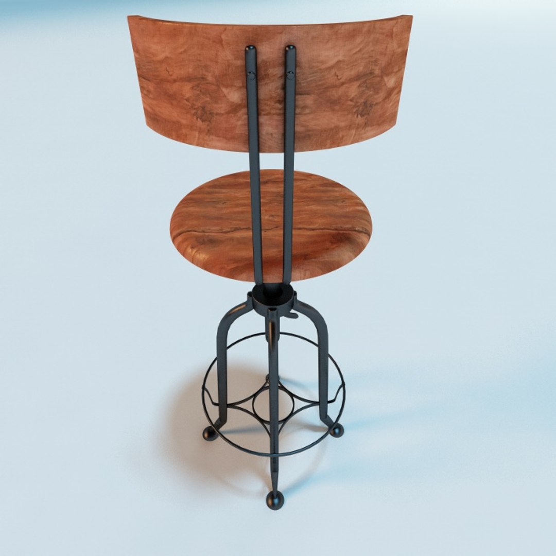3d andy thorton toledo bar stool model