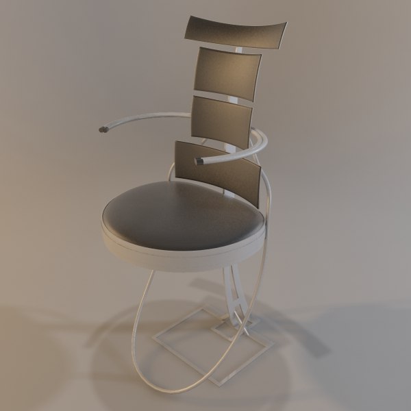 chair futuristic 3ds
