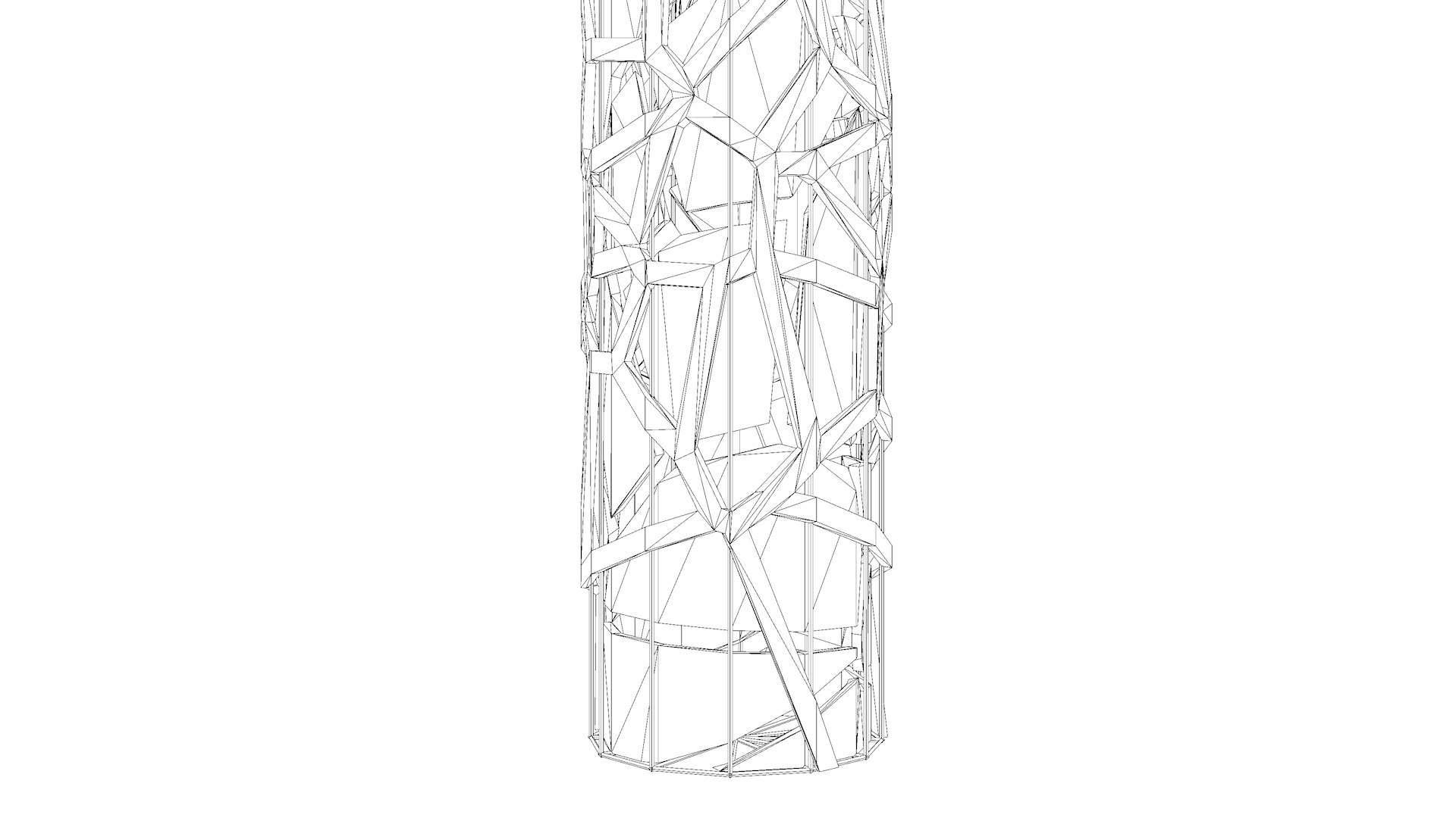 3D ancient alien column pillar model - TurboSquid 1558488