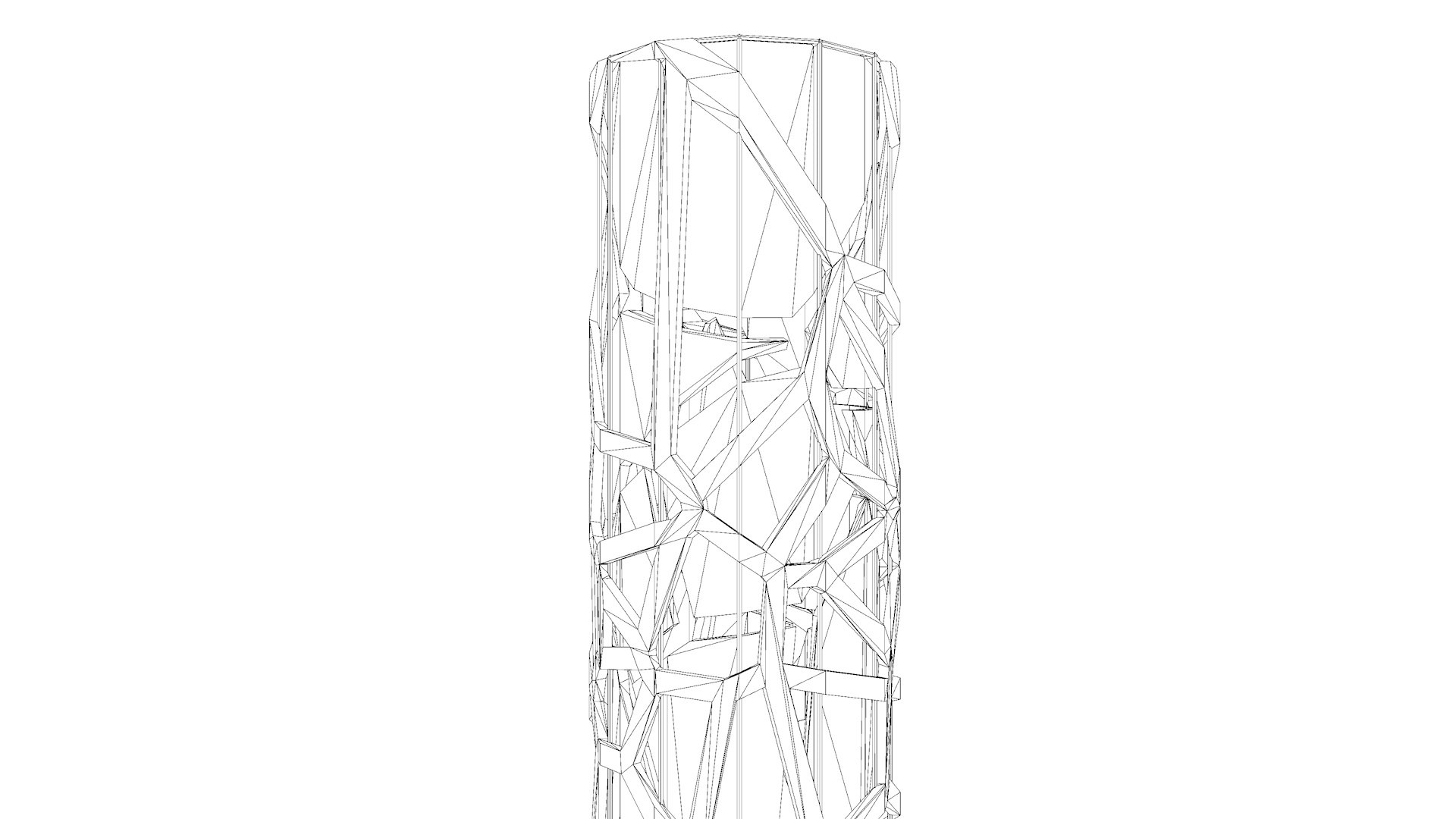 3D ancient alien column pillar model - TurboSquid 1558488