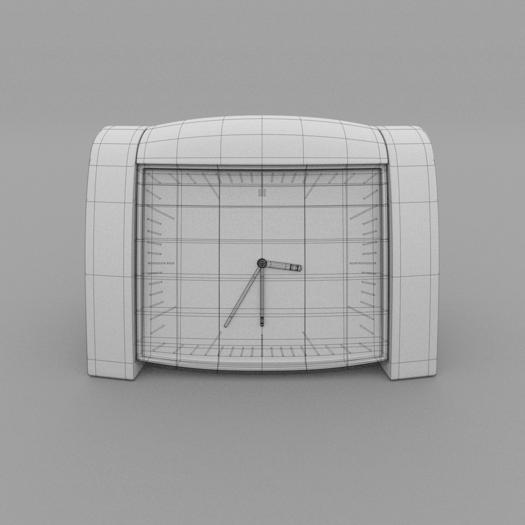 Design Alarm Clock 3d Obj