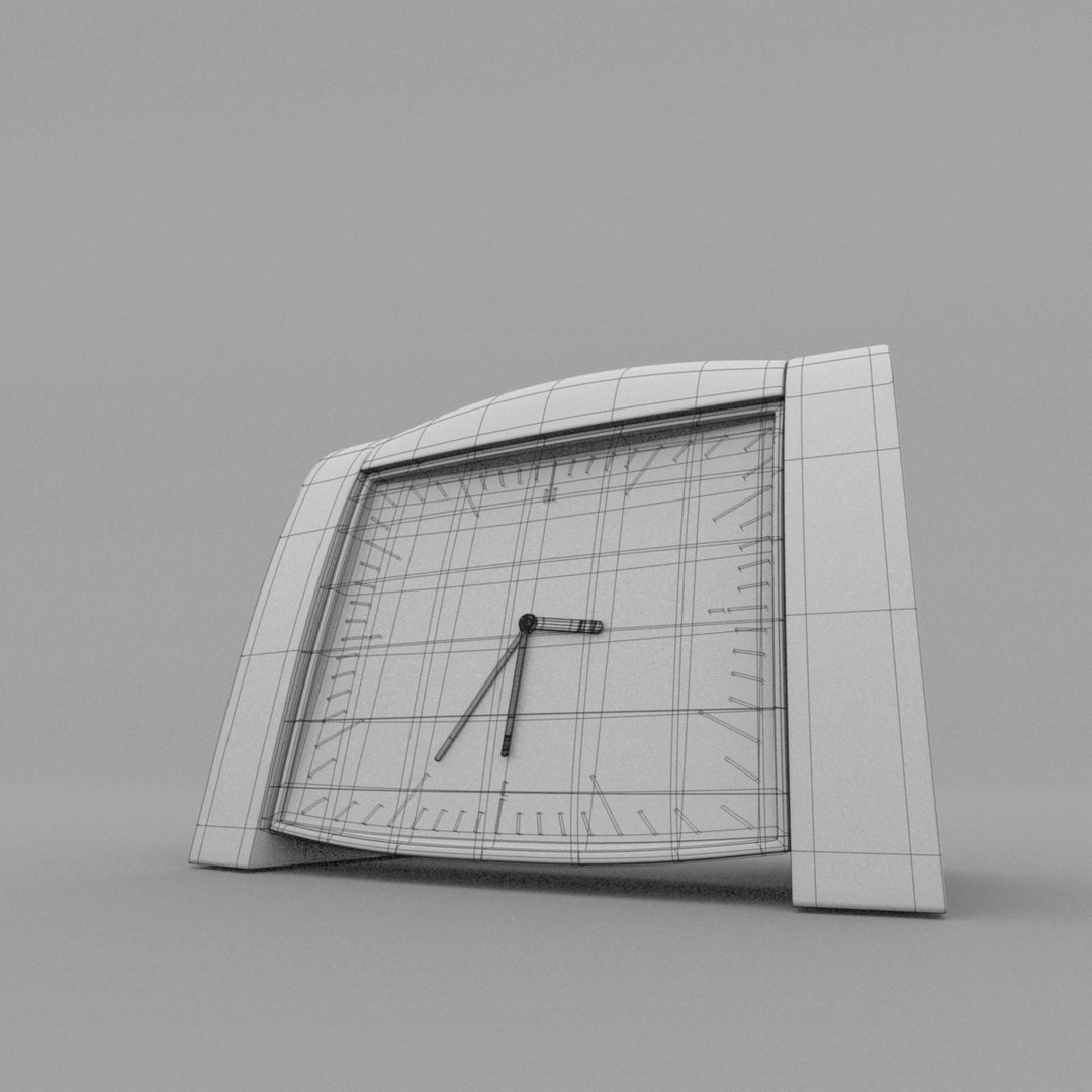 Design Alarm Clock 3d Obj