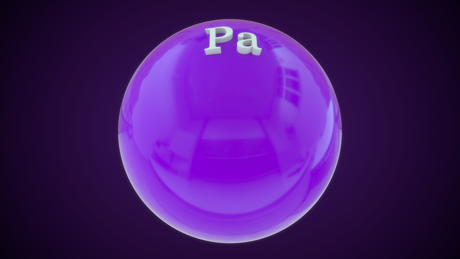 Protactinium Chemical Element Model - TurboSquid 2142023