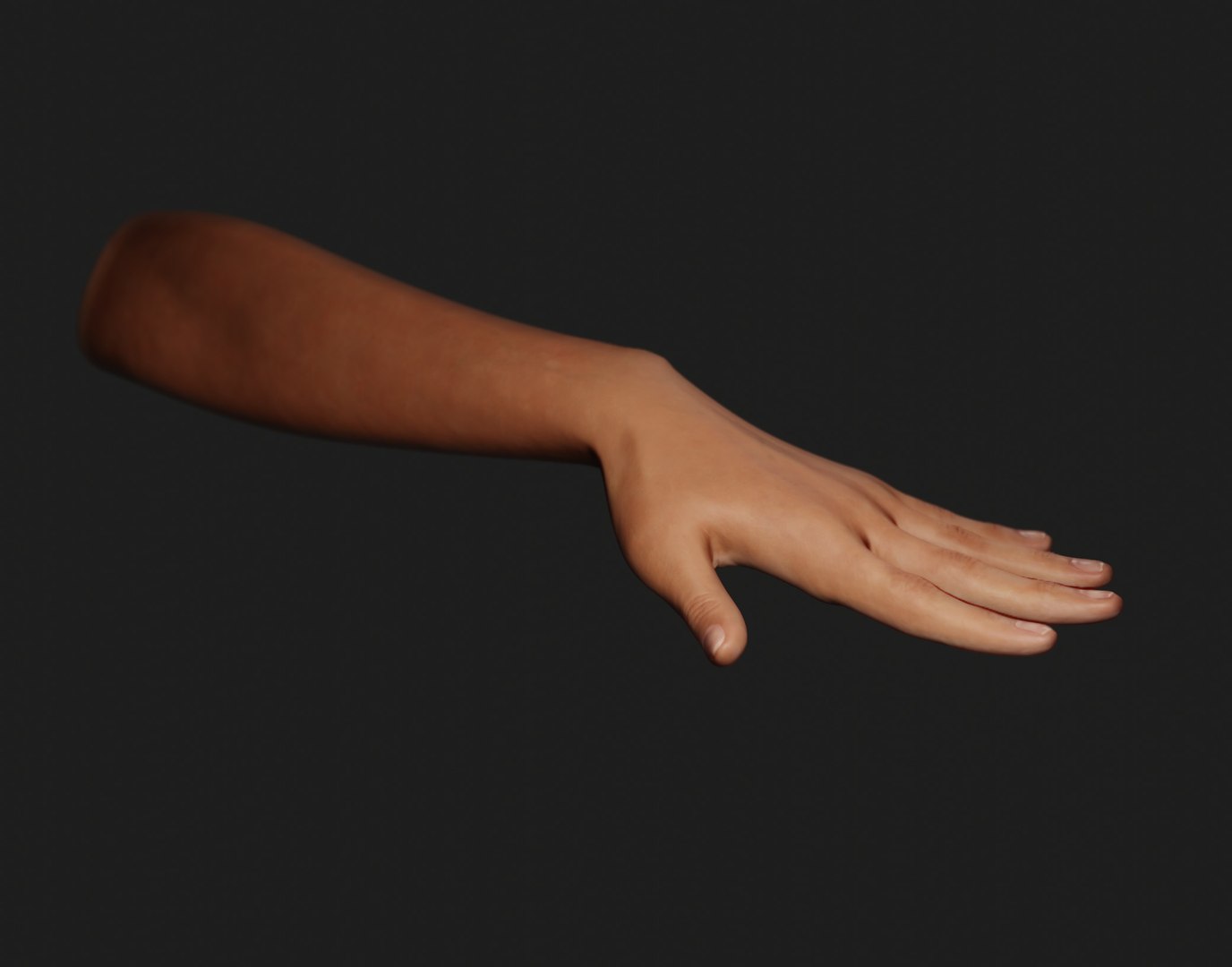 Left Hand Rigged Finger Model - TurboSquid 1610202