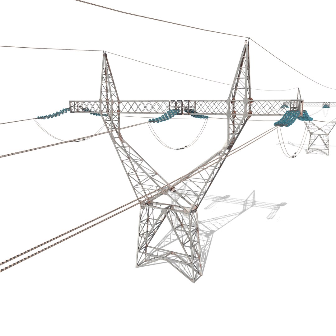 Electricity Poles Blender 3D - TurboSquid 1473386
