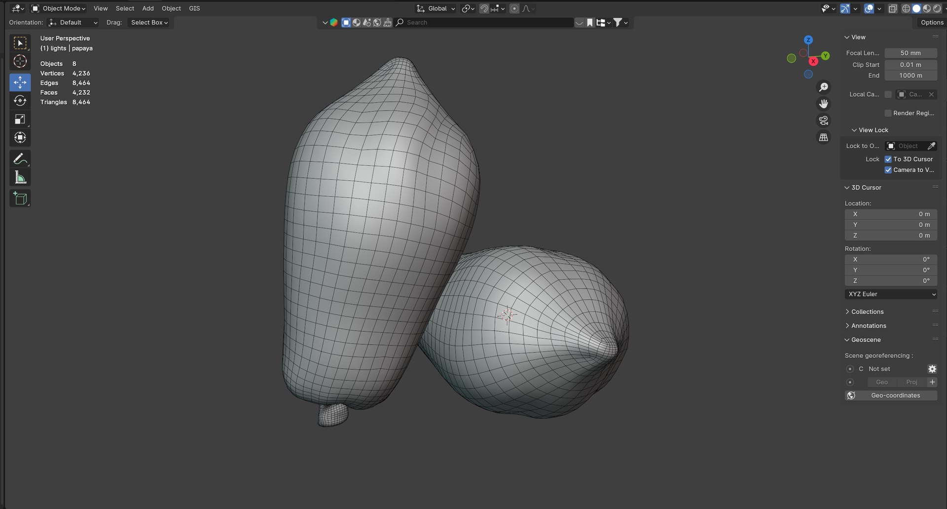 3D Papaya Fruit Model - TurboSquid 2385090
